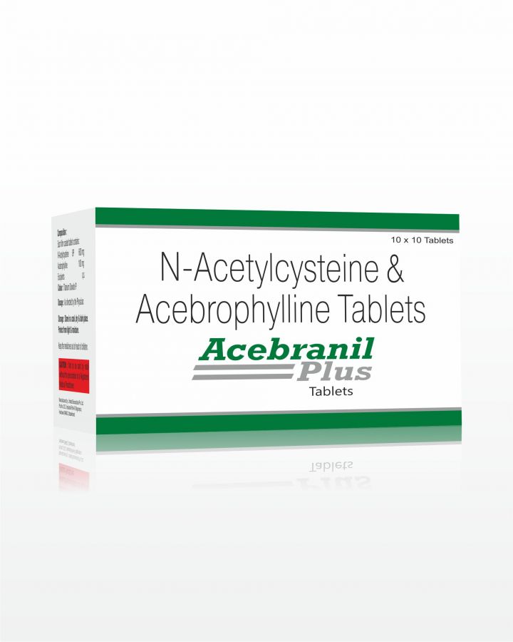 Acebrophylline 100mg N-Acetylcysteine 600mg Tablets – Nilsan Pharmaceuticals Pvt. Ltd.