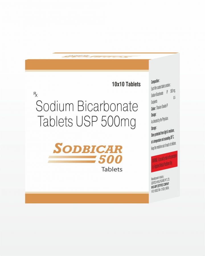 SODIUM BICARBONATE 500MG – Nilsan Pharmaceuticals Pvt. Ltd.