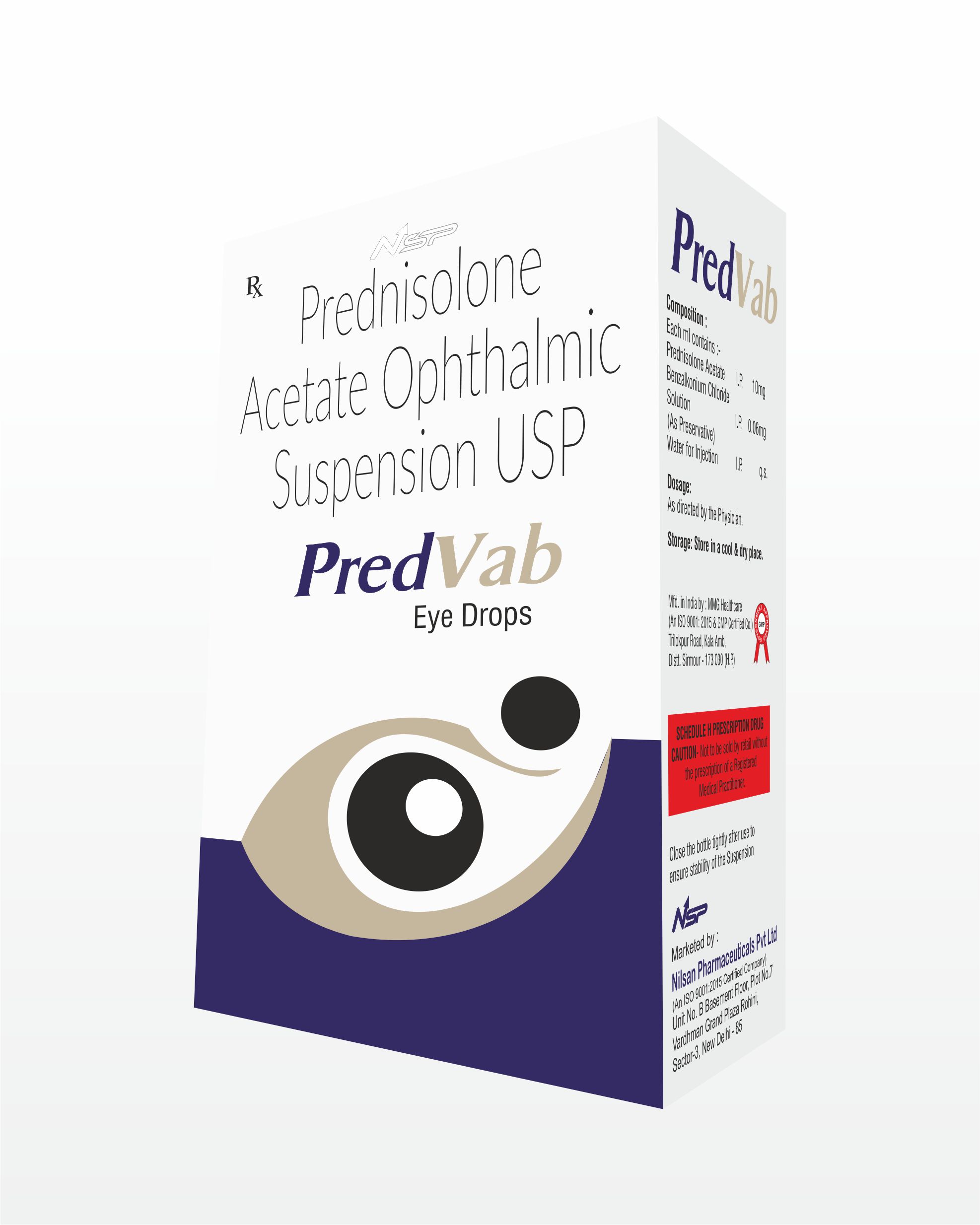 Prednisolone Acetate Ophthalmic Solution IP – Nilsan Pharmaceuticals ...